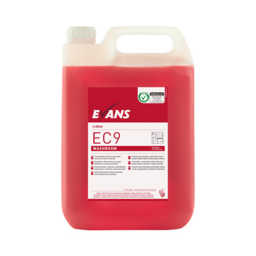 Evans EC9 Washroom Bactericidal Cleaner and Descaler - 5L