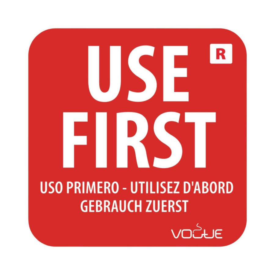 Vogue Use First Adhesive Food Labels - 1000 Labels